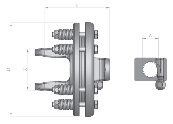 Třecí spojky - Trasta